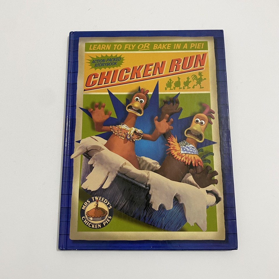 Chicken Run Hardcover Kids Story Book 1st Edition DreamWorks Movie Claymation | eBay