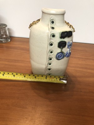 Hoganas Keramik Made in Sweden Pottery Military Uniform Shaped Vase | eBay