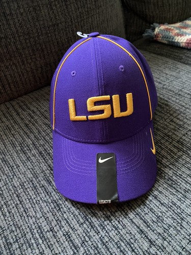 Nike LSU Tigers Baseball Cap Adjustable Purple Dri Fit | eBay