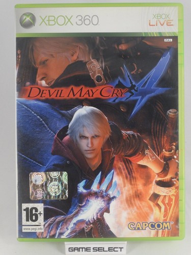 Devil May Cry 4 DMC Microsoft Xbox 360 First Edition Pal Eur Original ...