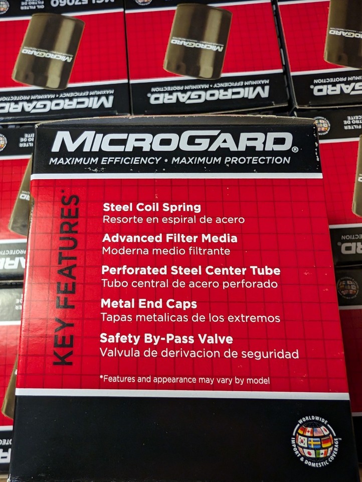NEW IN MFG BOXES LOT OF 2 MICROGARD MGL57060 OIL FILTERS FITS MOST ...