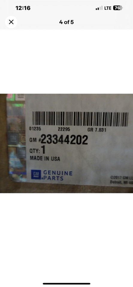 NEW GENUINE OEM 2014-2019 CHEVROLET SILVERADO GMC SIERRA 1500 REAR TOW ...