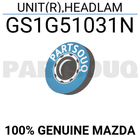 GS1G51031N Genuine Mazda UNIT(R),HEADLAM GS1G-51-031N | eBay