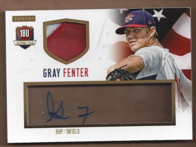 2014 USA Baseball 18U National Team Prime #36 Gray Fenter /20 Jersey ...