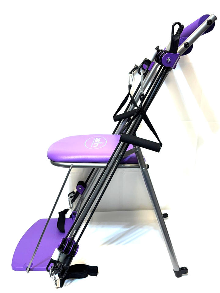 CHAIR GYM Purple Seated Upper/Lower Resistance Workout Machine Exercise ...