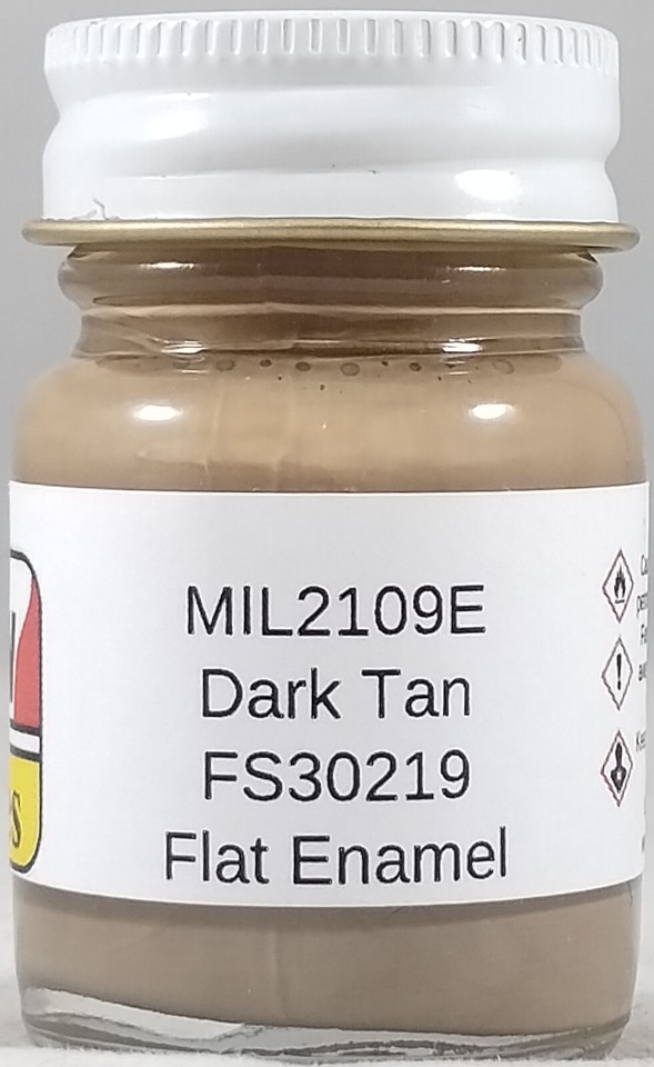 MCW Finishes MIL-2109E Dark Tan FS30219 Enamel Model Paint for Military ...