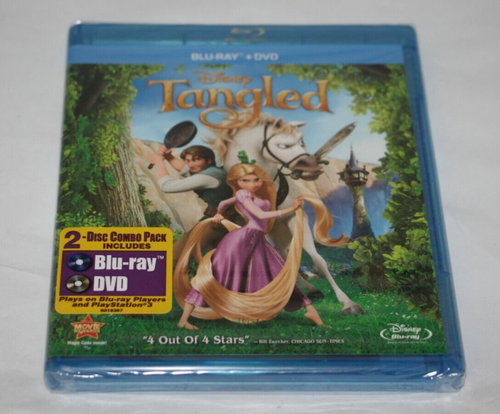 Disney Tangled Blu-Ray + DVD Animated Movie Rated PG NEW SEALED | eBay