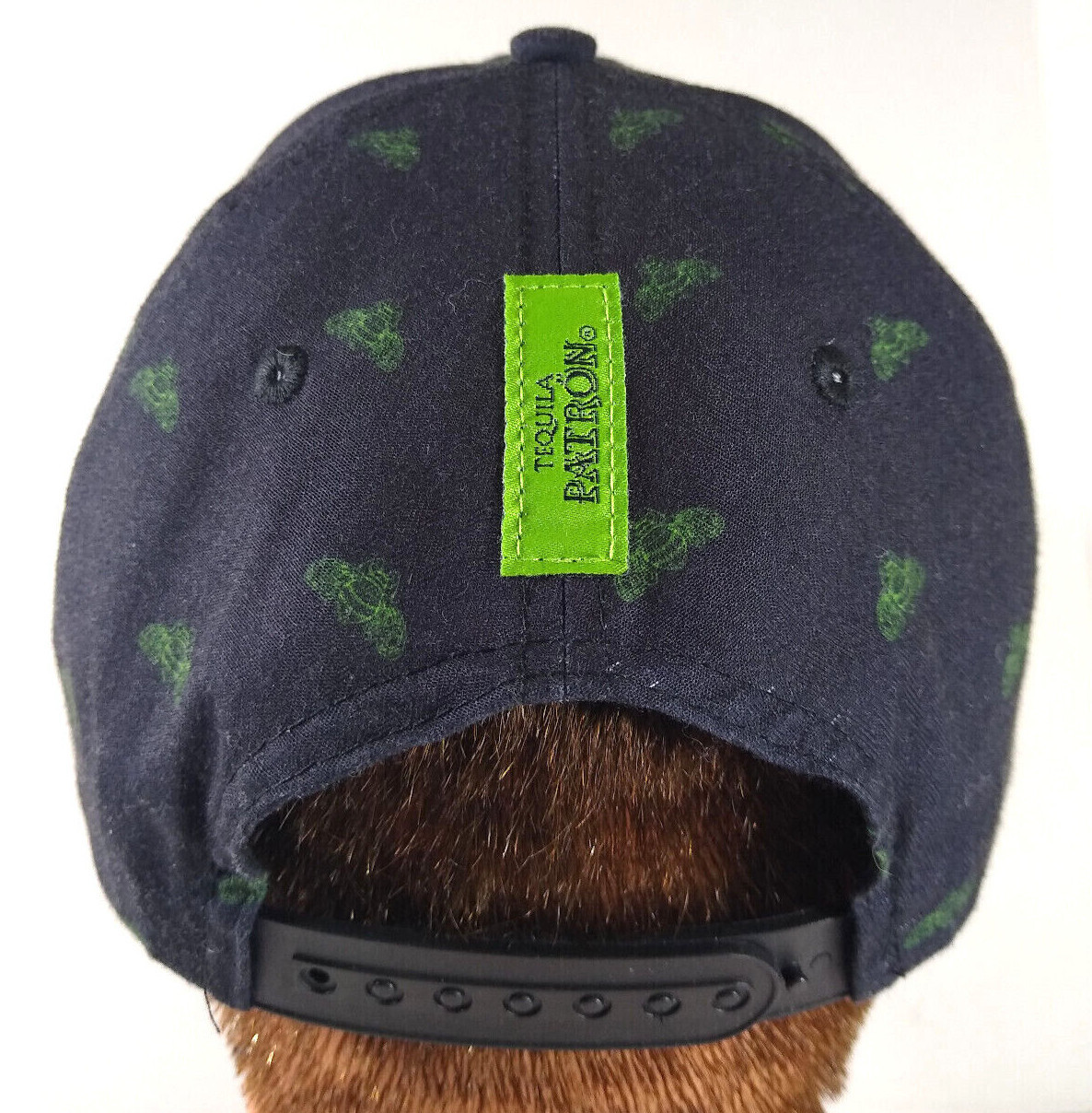 Tequila Patron Hat Cap Black Bee Logos - Gem