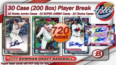 Kodey Shojinaga PHI 2024 BOWMAN DRAFT 30 Case (200 Box) Player Break | eBay