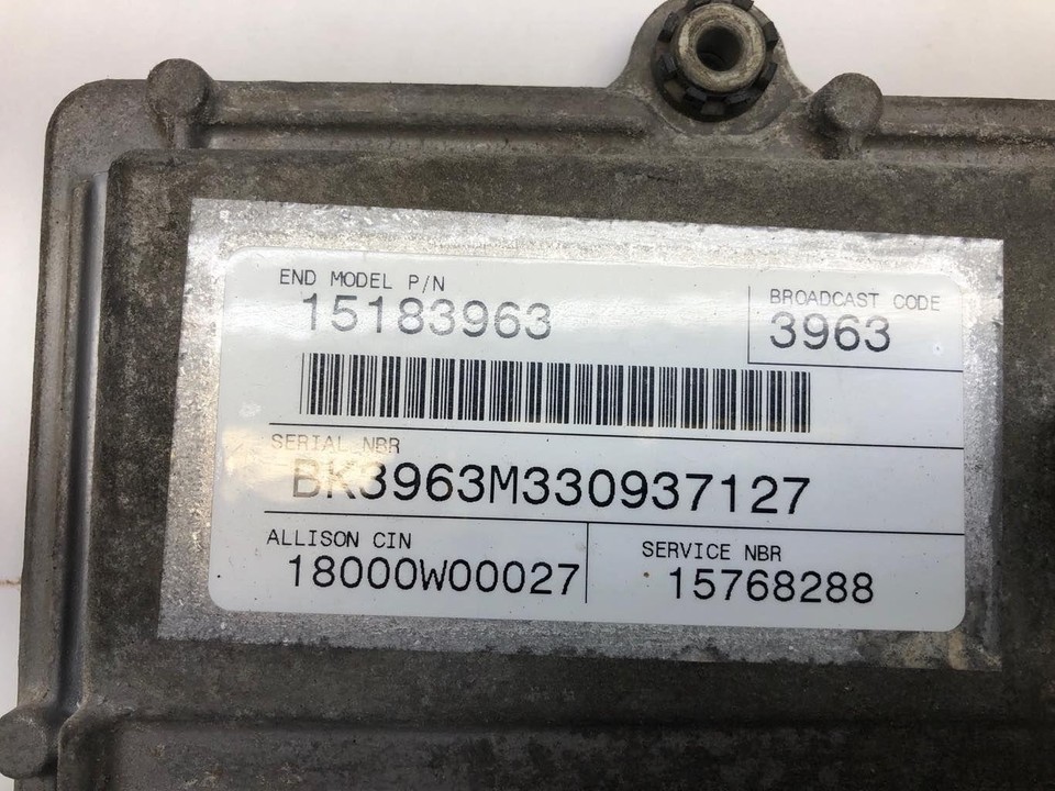 2001-2005 Chevy Silverado 2500 Transmission Computer Module TCM Allison ...