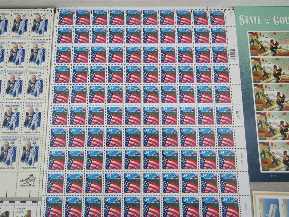 Nystamps US & forever mint NH stamp sheet collection high face j9xg | eBay