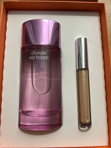 Clinique My Happy Peony Picnic + Pop Plush Duo 2pc Set 3.4 oz EDP ...