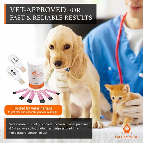 Blood glucose meter monitor dog cat glucometer dogs diabetes sugar ...