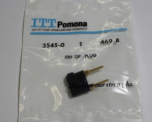 Two Black Pomona Pin Tip Plug 3545-0 | eBay