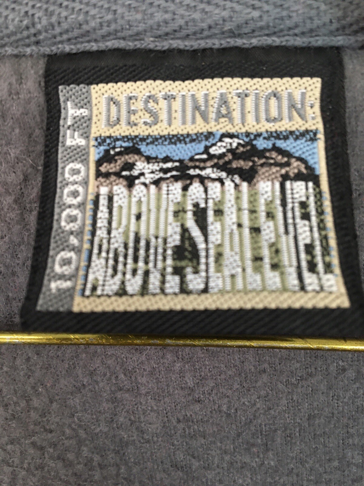 Destination 10000 ft Above Sea Level Mens XL Vest Fle… - Gem