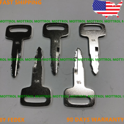 5 PC KEYS 1A FITS NISSAN FORKLIFT HEAVYEQUIP NIS-1A KEY00-GB01A # 1A ...