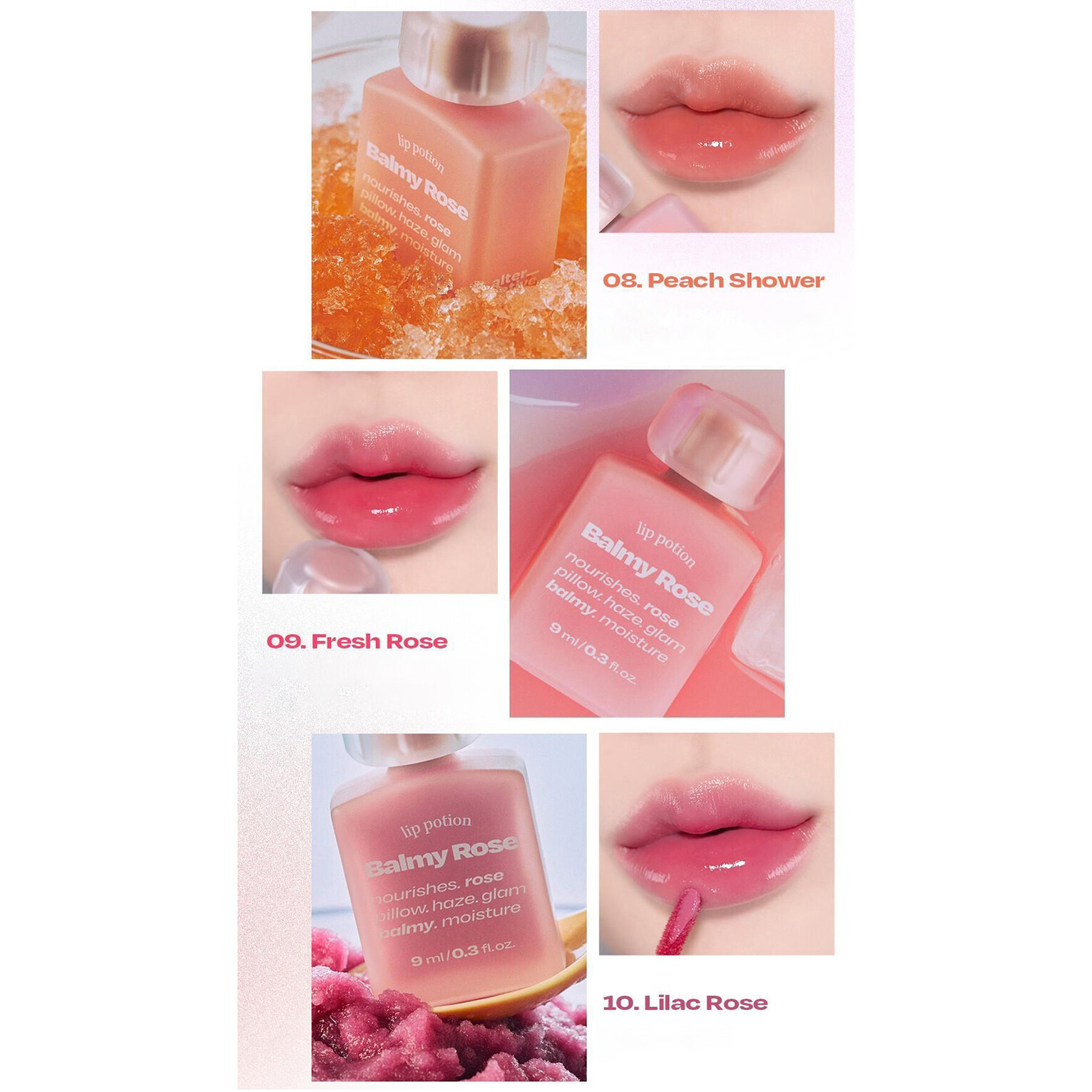 ALTERNATIVE STEREO Lip Potion Balmy Rose 9ml 10colors 2024 S/S K-Beauty ...