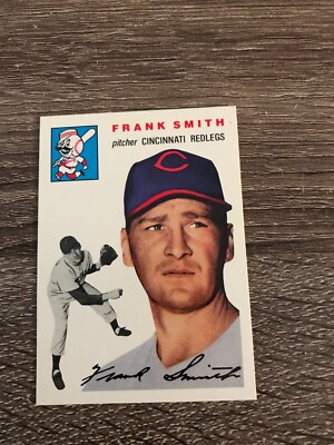 1954 Topps Archives / Reprint #71 Frank Smith Reds MINT | eBay