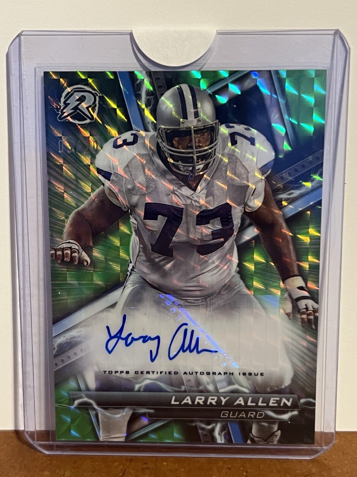 03/20 Larry Allen - 2023 Topps Composite Resurgence Signatures White ...