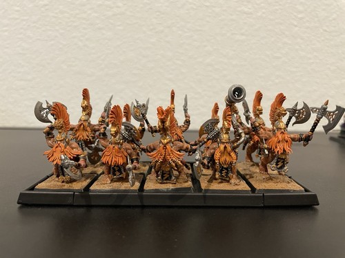 Warhammer The Old World Dwarfen Mountain Holds 10x Slayers Tow Painted ...