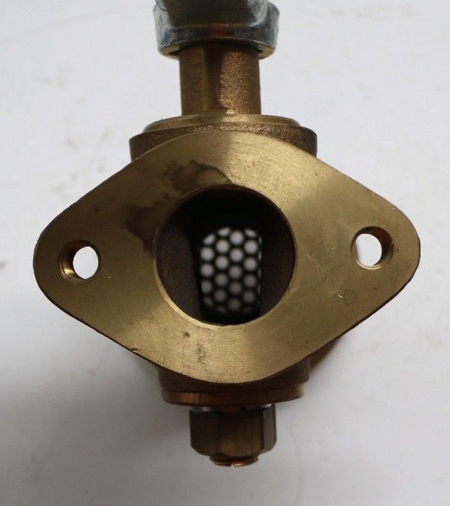 1-1/2" Bronze Marine Flanged Seacock Valve Thru Hull Pick Up Strainer ...