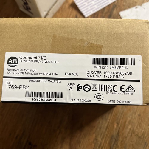 1769-PB2 /A NEW FACTORY SEALED COMPACTLOGIX POWER SUPPLY 1769PB2 Fast ...