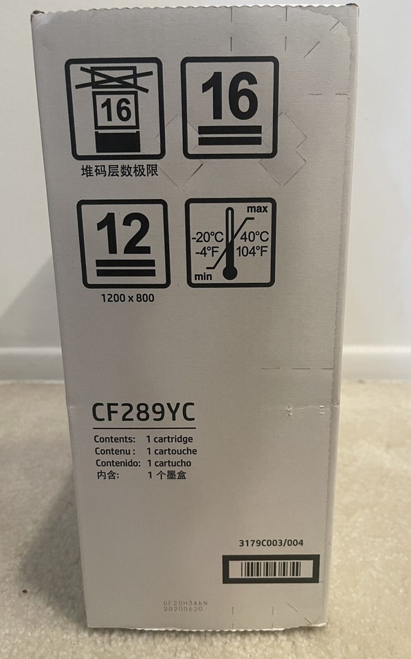 HP CF289YC 89Y Toner Cartridge Black Genuine OEM M507 MFP M528 | eBay