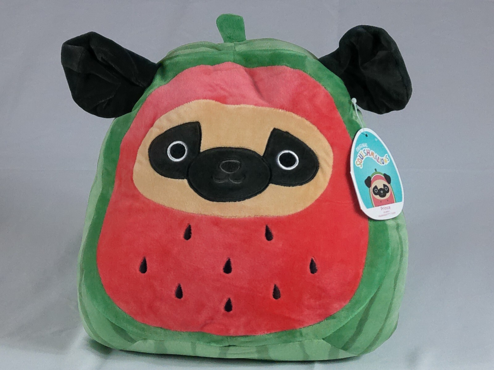 Squishmallow Prince the Pug in a Watermelon Costume New With Tags | eBay