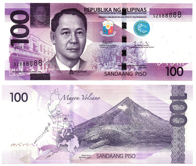 2019J NEW GENERATION 100 Pesos Duterte SOLID SZ888888 Philippine ...