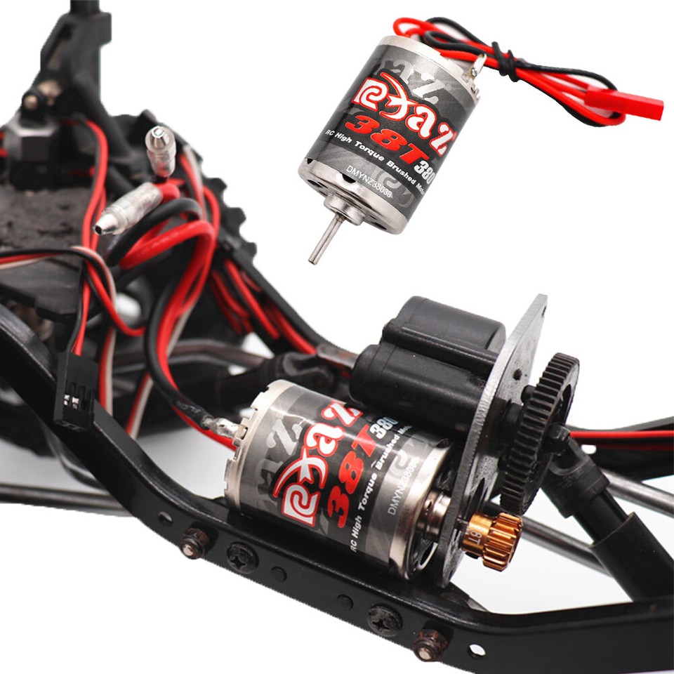380 38T Brushed Motor RC Motor with JST Plug for Traxxas 7075 Titan RC ...