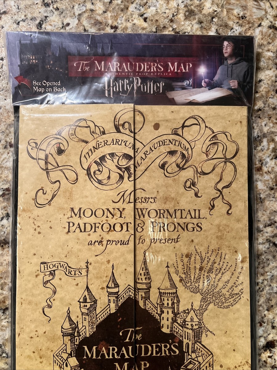 Harry Potter Marauders Map Replica Harry Potter Marauder's Marauders