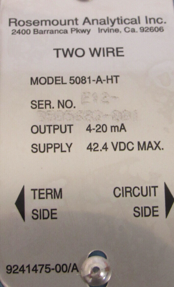 NEW ROSEMOUNT 5081-A-HT PRESSURE TRANSMITTER AND REMOTE 5081AHT | eBay