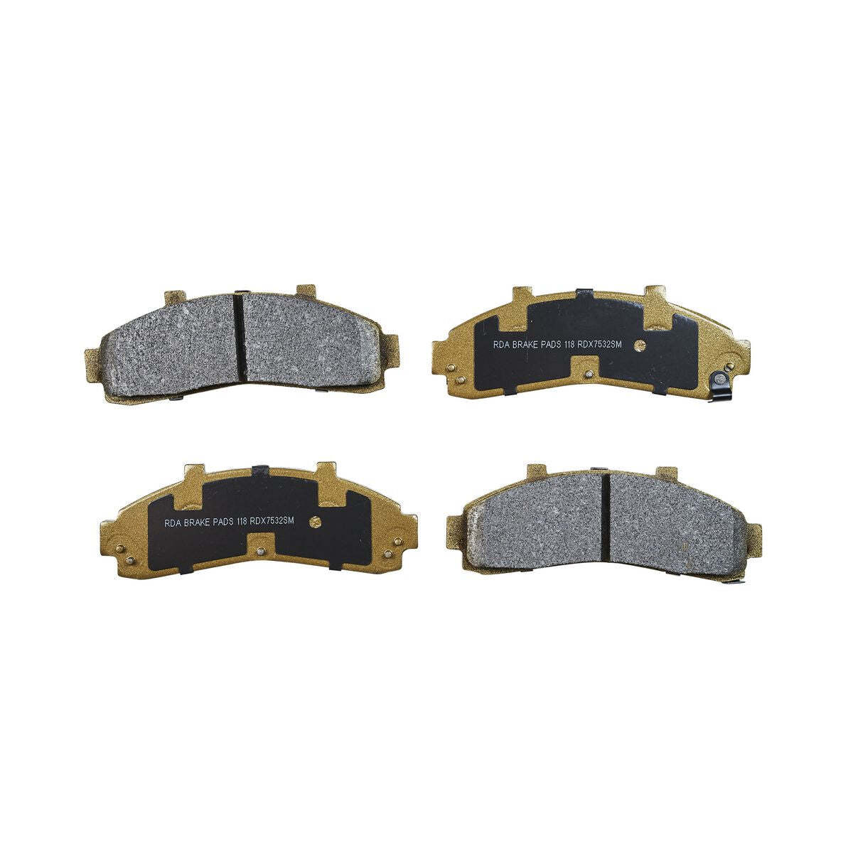 RDA Brakes Extreme Brake Pad Set Front RDX7532SM | eBay