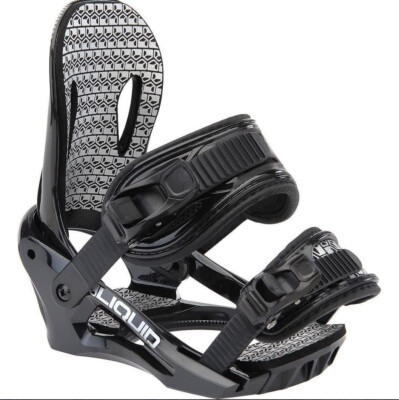 Liquid LQ1000 Junior Snowboard Outdoor Bindings, Black, Small 2-5/33.5 ...