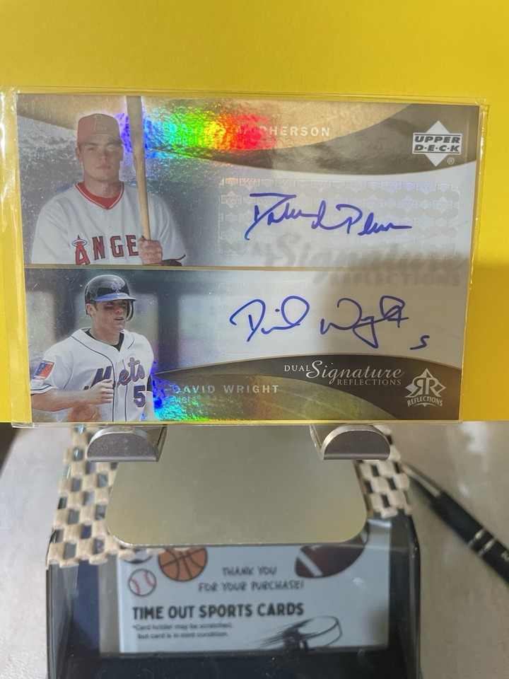 2005 Upper Deck Reflections - Dual Signature Reflections David Wright, Dallas... | eBay