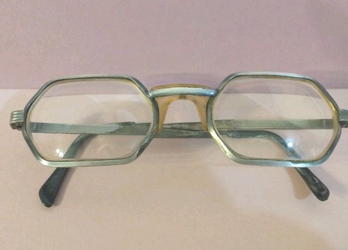 Victory U.S.A. VINTAGE OCTAGONAL STYLE EYEGLASSES 5 1/2 FRAMES ONLY | eBay