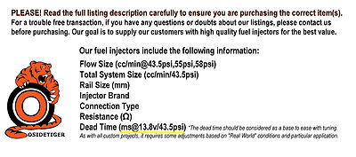 1986-87 Toyota Van LE Fuel Injectors 2.2L Best Upgrade Available 4-Hole ...
