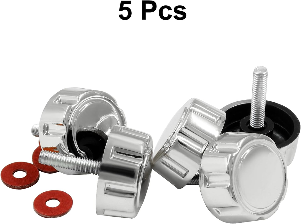 Fishing Reel Handle Screw Caps,Black Fishing Reel Handle Nut, Fishing ...