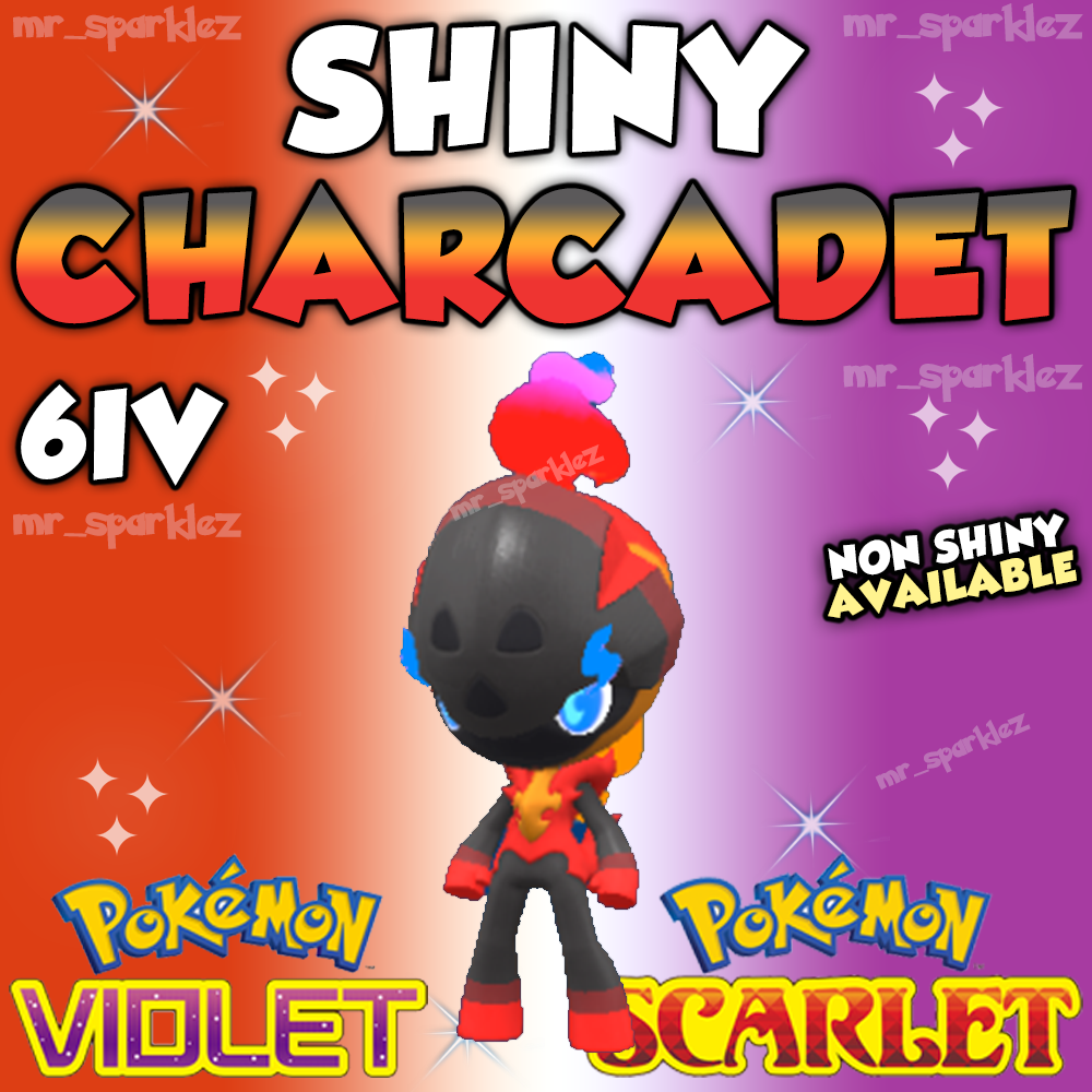 SHINY CHARCADET 6IV Pokemon Scarlet & Violet | eBay