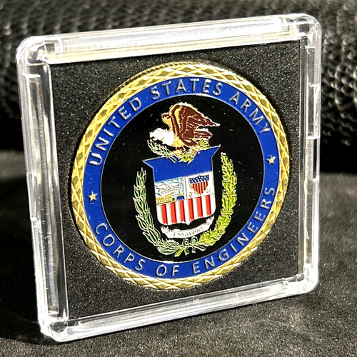 US ARMY Corps of Engineers Challenge Coin with Case! | eBay