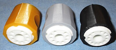 Set of 3 Test Adapters for Compactron Magnoval Novar Tubes ONLY FOR TV ...