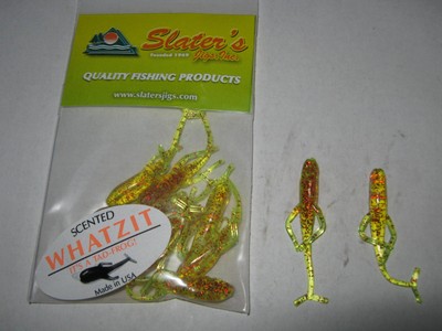 Slater Whatzit Jig 12 per pack chart. red flake | eBay