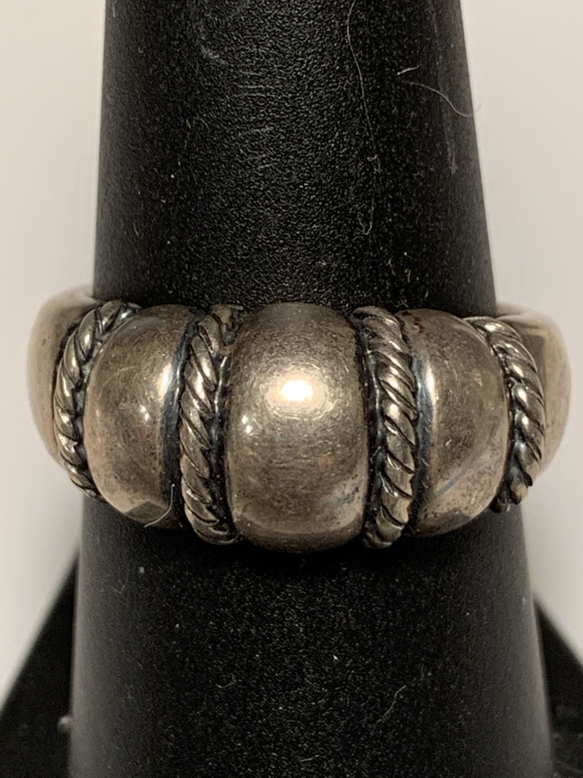 Kabana Sterling Silver 925 Heavy Ring. Size 7.5. Beau… - Gem