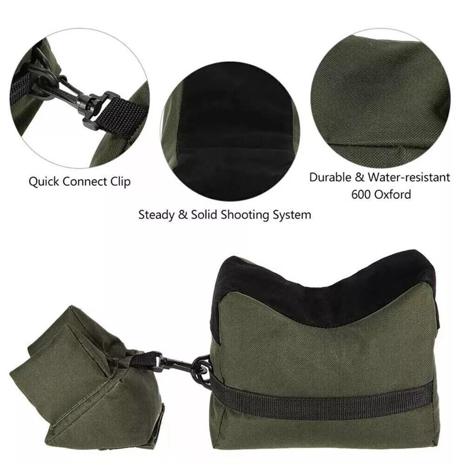 Shooting Rest Bags Shooting Bags, Rest Front & Rear Support Sandbag ...
