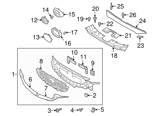MAZDA Genuine OEM CX-5 KF#P 2016-2021 Front Grille Chrome Emblem KA0G ...
