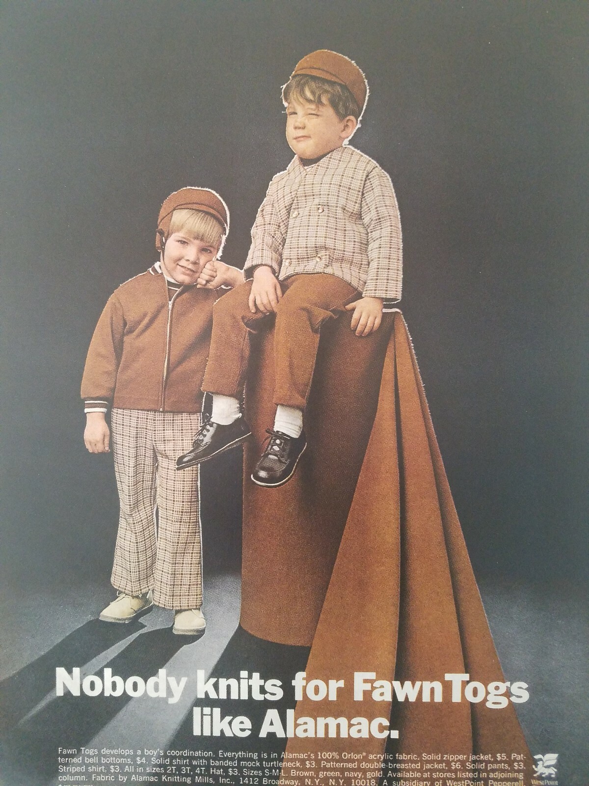 1969 Fawn Togs like Alamac little boys clothing fashion vintage ad | eBay