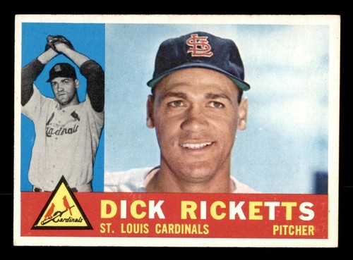 1960 Topps Baseball #236 Dick Ricketts EX/MT *f1 | eBay
