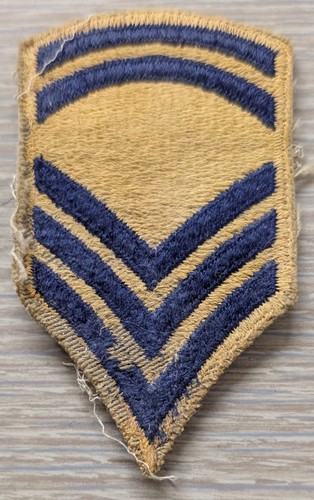 Korean War US Army Staff Sergeant Chevron Rank Insignia 3.25" Patch | eBay