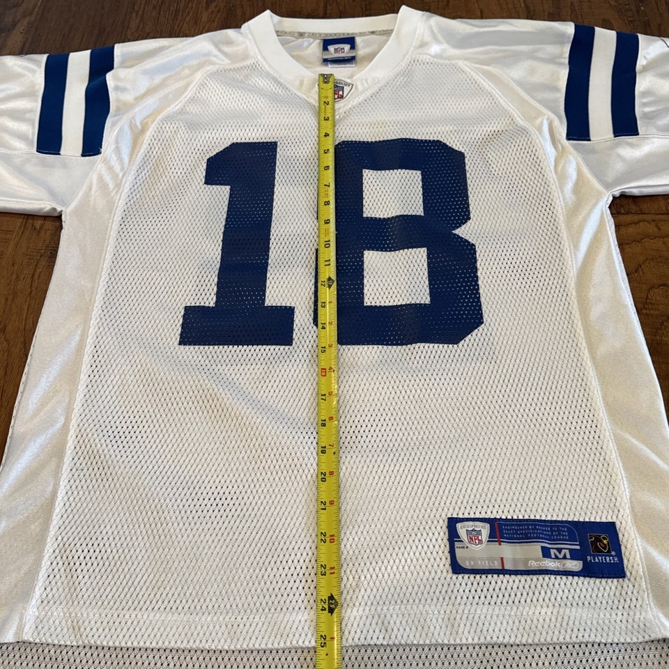Vintage Indianapolis Colts NFL Reebok Jersey #18 Manning Peyton Size M ...