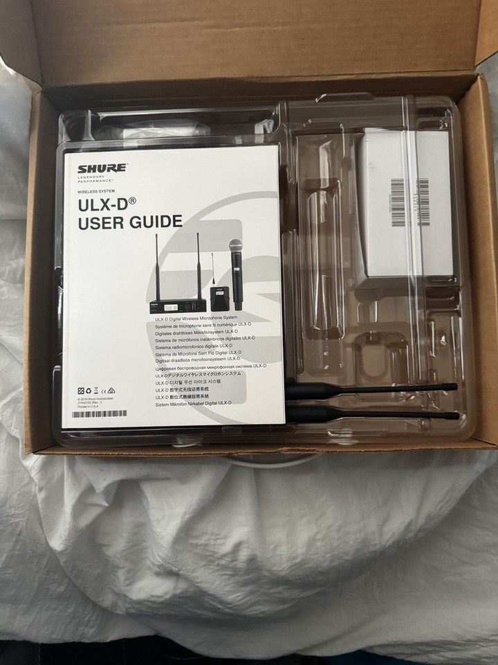 Shure ULXD4Q Quad Channel Digital Wireless Receiver V50 Band | eBay